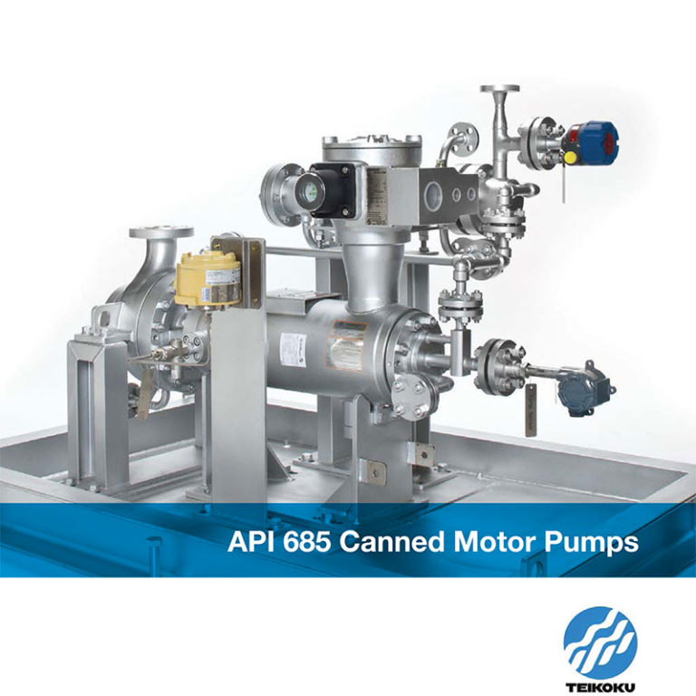 Pompe centrifughe Canned Teikoku - Serie API 685 - Flow Process